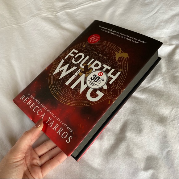 Other | New Fourth Wing Holiday Edition Book Black Sprayedstained Edges ...